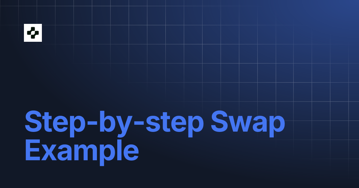 Step-by-step Swap Example | Ctrl Wallet - Documentation